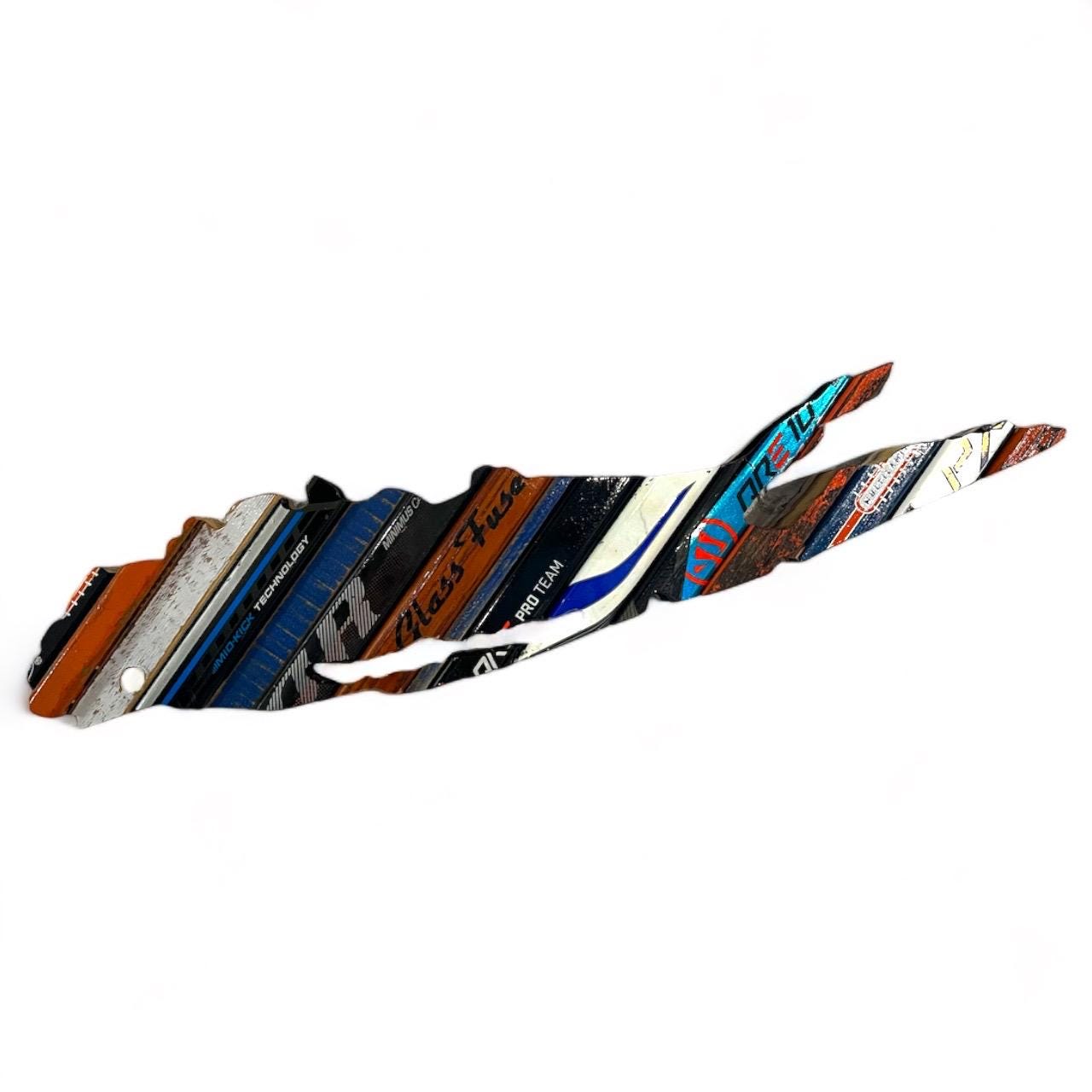 New York Long Island Hockey Sign | Salvaged Hockey Sticks | Color Barn ...
